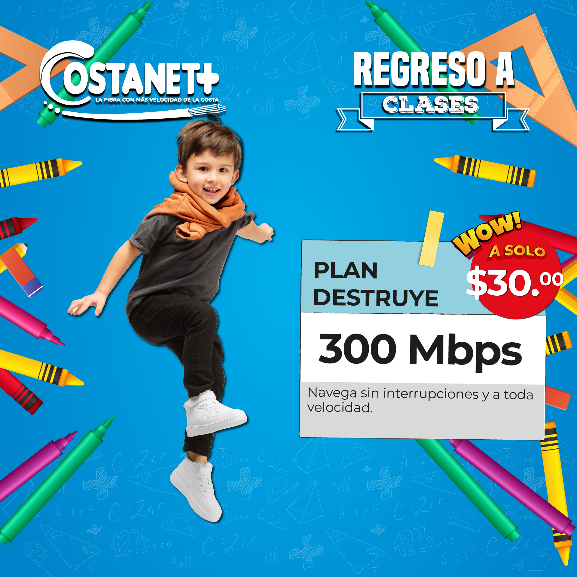Plan Destruye 300 Megas - Costanet+