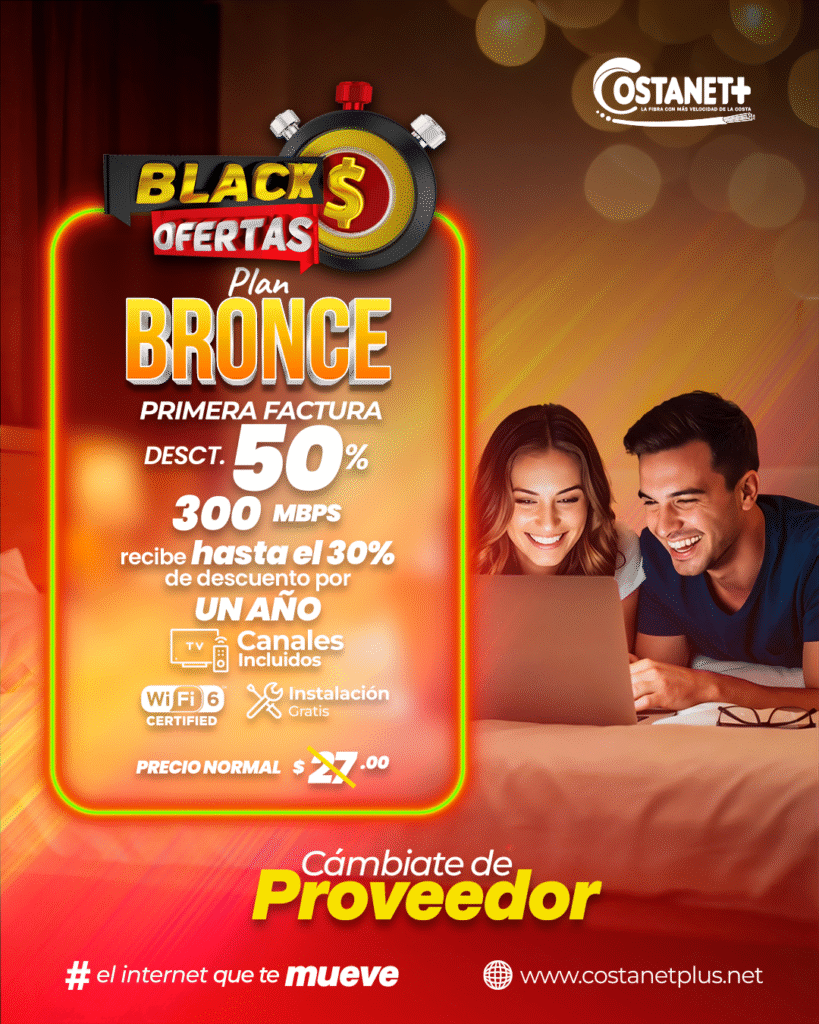 Plan Bronce 300 Megas - Costanet+