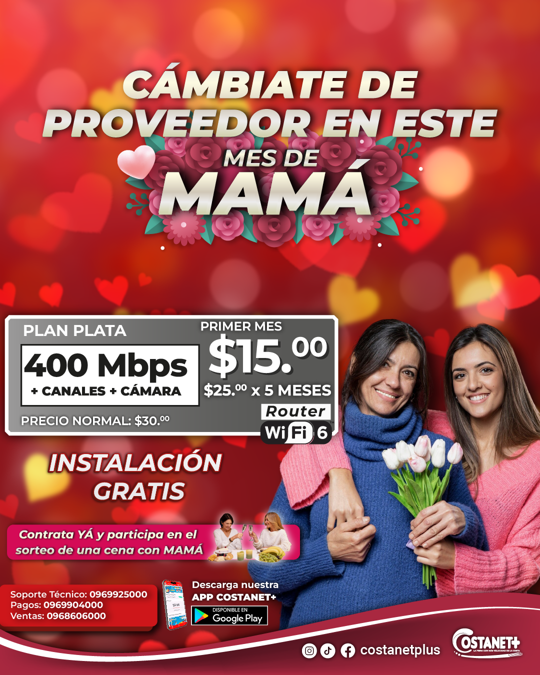 Plan Plata 400 Megas - Costanet+